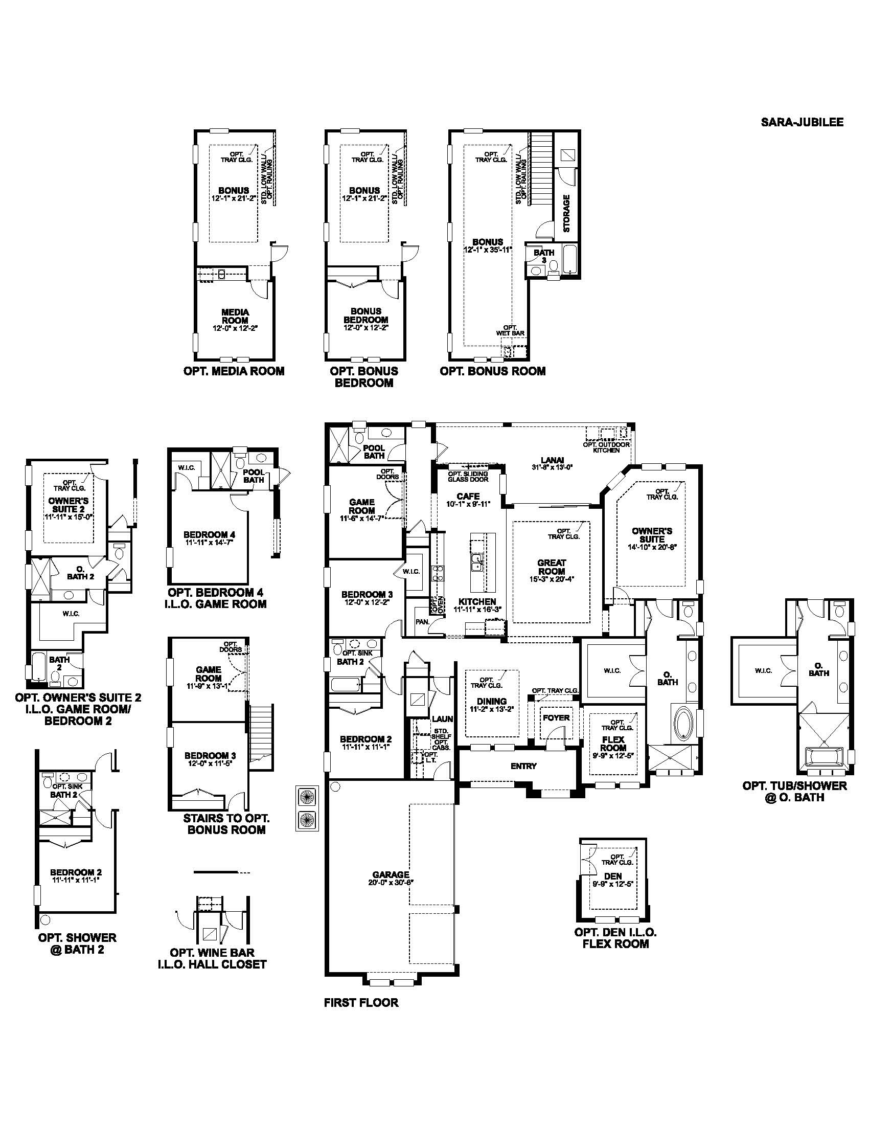 New Homes in Venice - The Jubilee (Plan) - M/I Homes