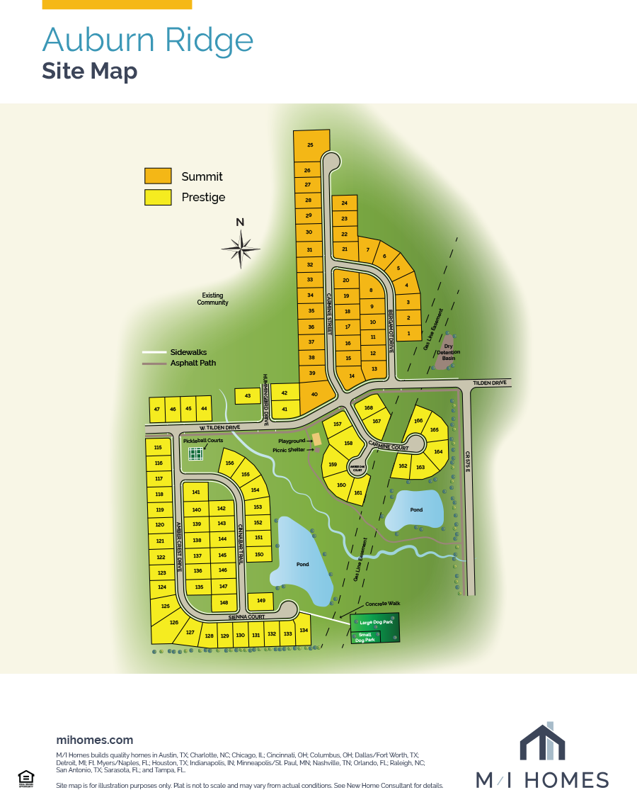 New Homes in Brownsburg, Indiana - Auburn Ridge - M/I Homes