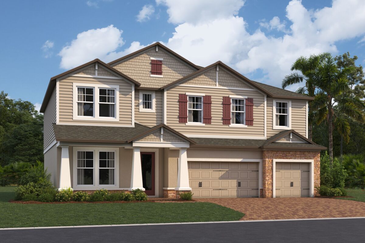 New Homes in St Cloud - The Lakeview Fl (Plan) - M/I Homes
